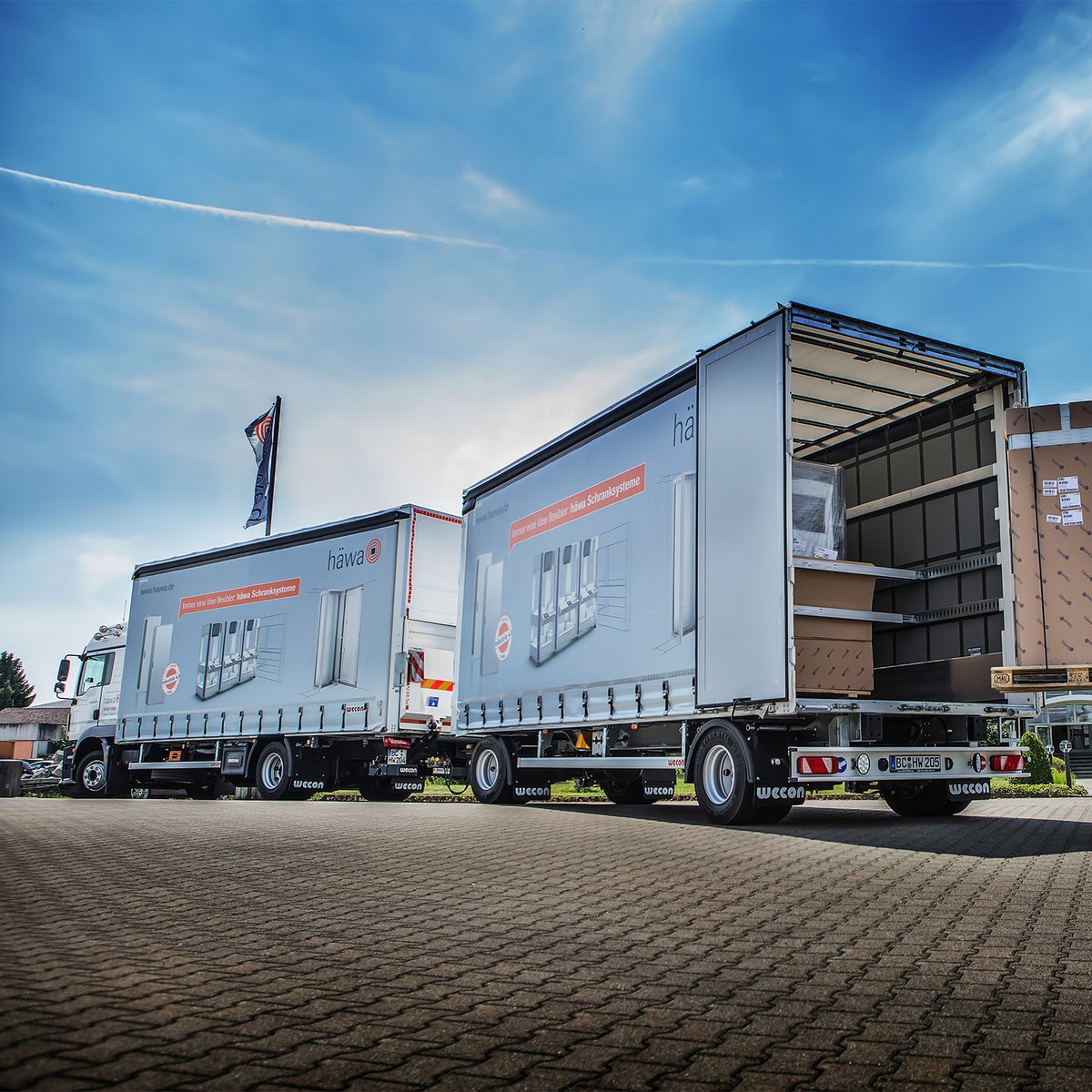 Auf den Straßen mit neuem Design